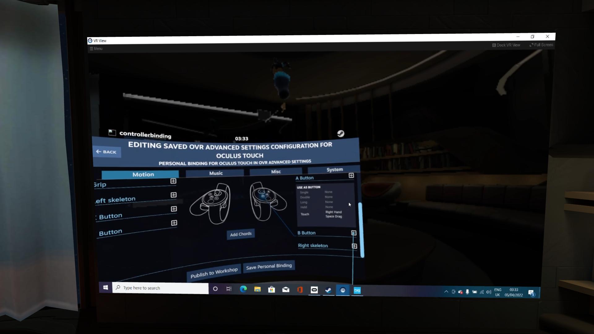 Controller Bindings – Barnabas