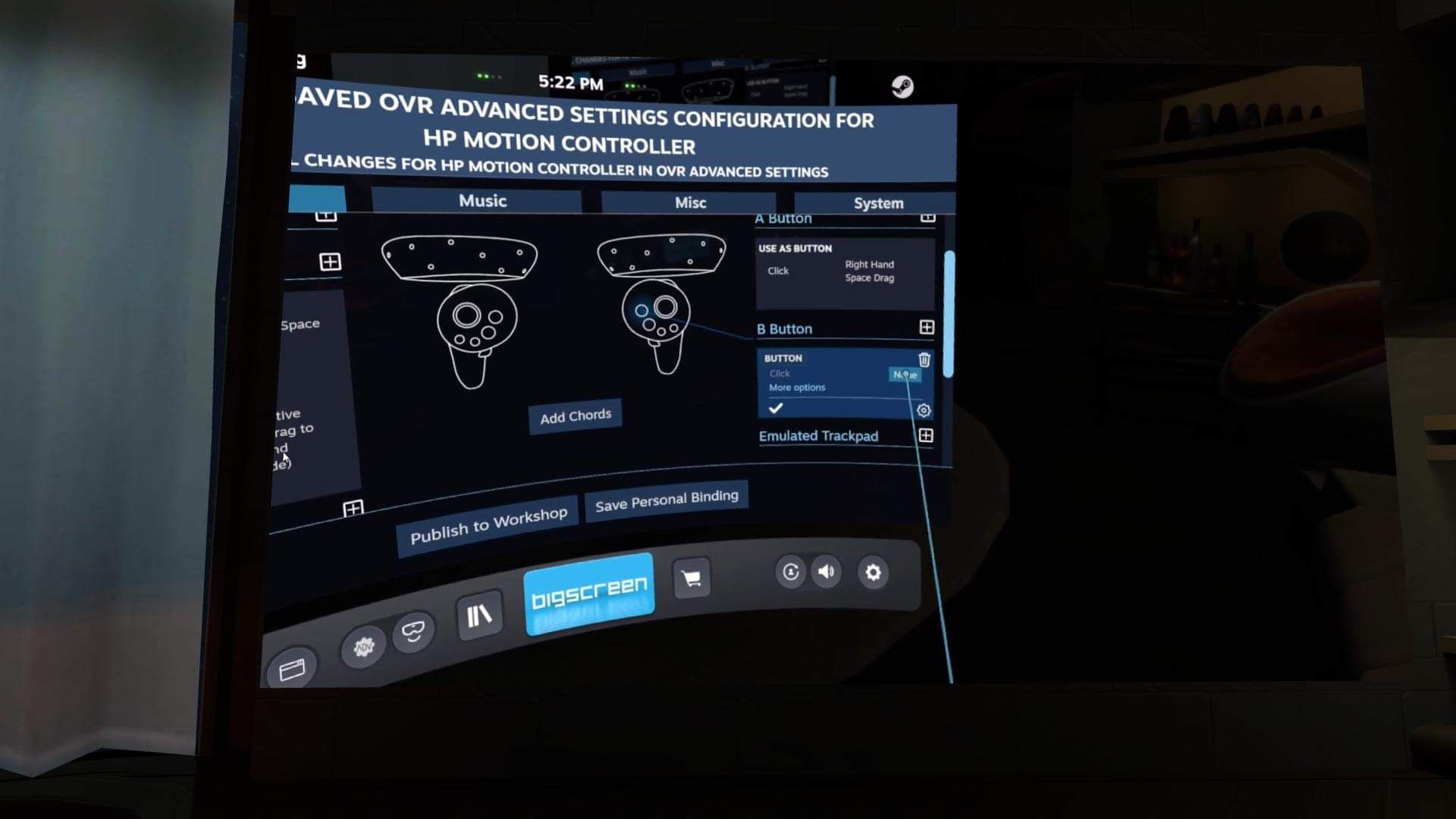 Controller Bindings – Barnabas