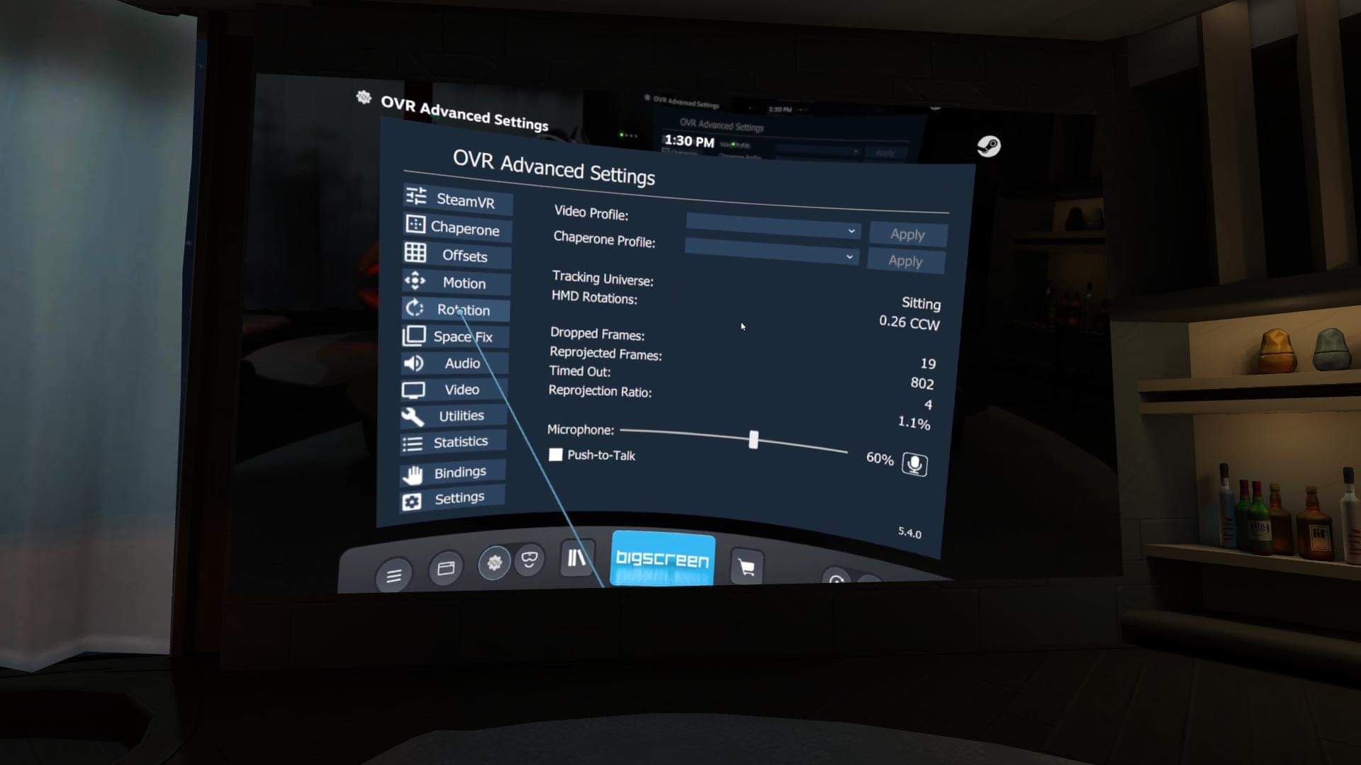 Offset, Motion, and Rotation Settings – Barnabas